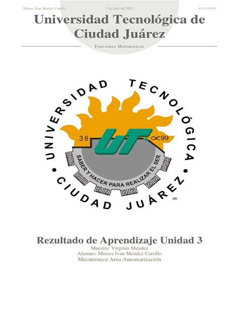 Ra Unidad 3 Pdf Objetos Matemáticos Matemática Elemental