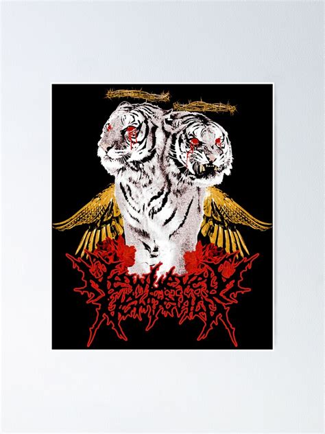 Polyphia Merch Polyphia Tiger Hoodie Poster For Sale By Hunxfrey Redbubble