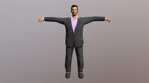 Gta Vice City Tommy Vercetti Mr Vercetti Download Free 3d Model