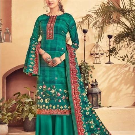 Straight Spun Pashmina Suit Unstitched At ₹ 525piece In Doiwala Id