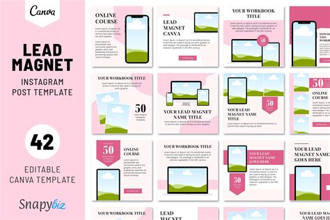 Lead Magnet Template Canva Lead Magnet Snapybiz