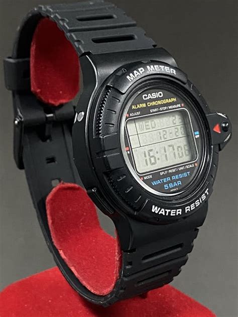 Vintage Rare Vintage Casio Map 100 Map Meters Digital Mens Watch Grailed