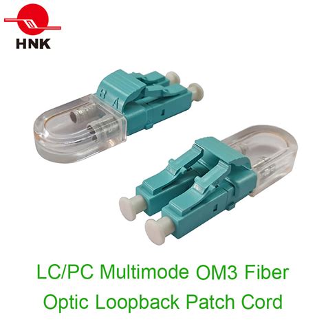 LC PC Multimode Om Fiber Optic Loopback Patch Cord China Loopback And Loopback Patch Cord