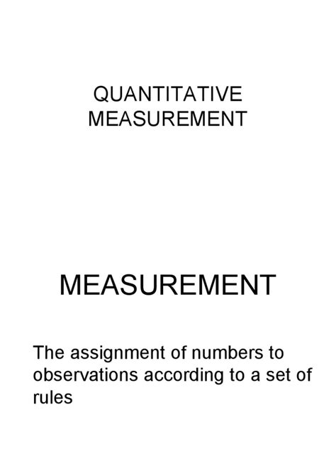 Quantitative Measurement Reliablity Validity Pdf Validity Statistics Level Of Measurement