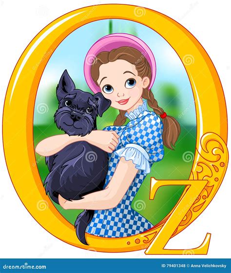 Dorothy And Toto Stock Vector Illustration Of Cute Frame 79401348