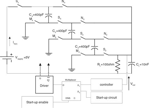 Figure 1 From A Monolithic Cmos 5v 1v Switched Capacitor Dc Dc Step Down Converter Semantic
