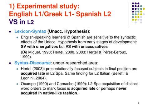 Ppt Word Order At The Lexicon Syntax Syntax Discourse And Syntax
