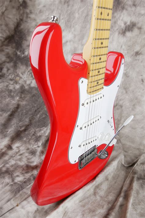 Fender Stratocaster Us Standard 2001 Hot Rod Red Guitar For Sale