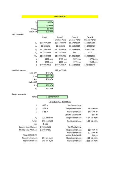 Two Way Slab Design Pdf
