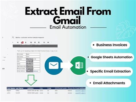 extract specific email data from gmail inbox email automation em