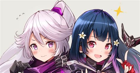 白猫プロジェクト メアとフェイ 福きつねのイラスト Pixiv