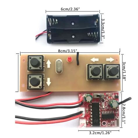 4 Channel 2 4G Remote Control Receiver Module Kit Circuit Board For RC Model Car In Replacement