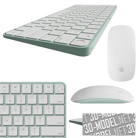 3d модель Современный моноблок Apple Imac 24 2021