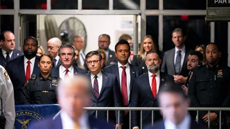 Trump Flanked By Strong Showing Of Gop Allies Amid Cohens Testimony In