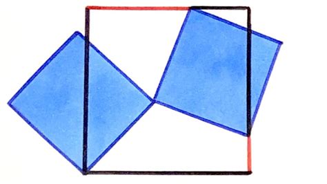 Two Squares Overlapping A Square Solution In Notes