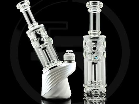 Iridescent Glass Mini Fab 10 Puffco Peak Attachment Z Wave Distro