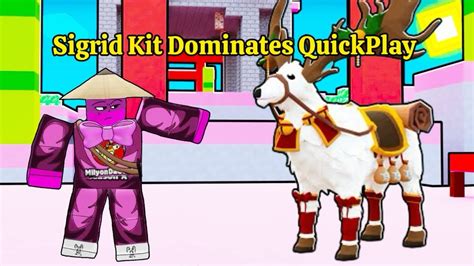 Sigrid Kit Dominates QuickPlay GameMode In Roblox Bedwars YouTube