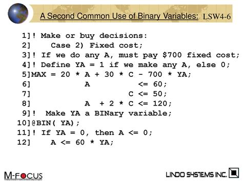 integer programming with what sbest ppt download