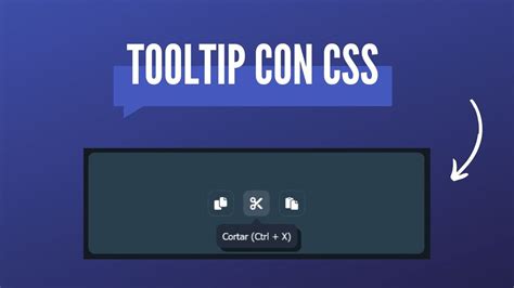 Cómo Crear Tooltip Sólo Con Css Tip De Efectos Hover 💻 Youtube