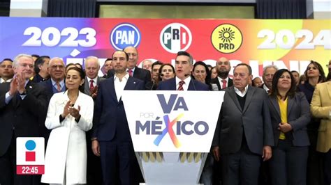 “va Por México” Hace Oficial Alianza Para 2023 Y 2024 Imagen Televisión