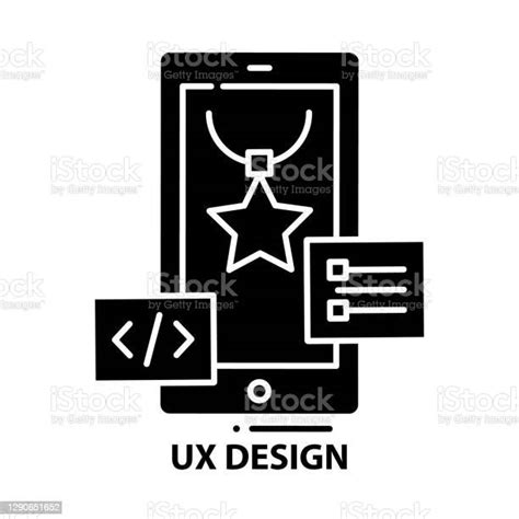 Ux 디자인 아이콘 편집 가능한 스트로크가 있는 블랙 벡터 사인 컨셉 일러스트 개념에 대한 스톡 벡터 아트 및 기타 이미지 개념 개발 검색 엔진 Istock