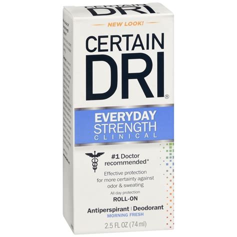 Certain Dri Everyday Strength Clinical Anti Perspirantdeodorant Roll