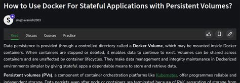 Avanish Singh On Linkedin Devops Docker Geeksforgeeks Techcommunity Softwaredevelopment