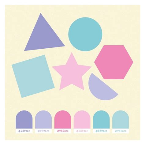Premium Vector Geometric Shapes And Candy Colors