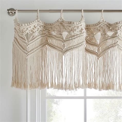 Boho Macrame Valance Pottery Barn Teen