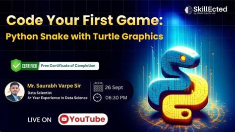 🐍 Code Your First Game Python Snake With Turtle Graphics