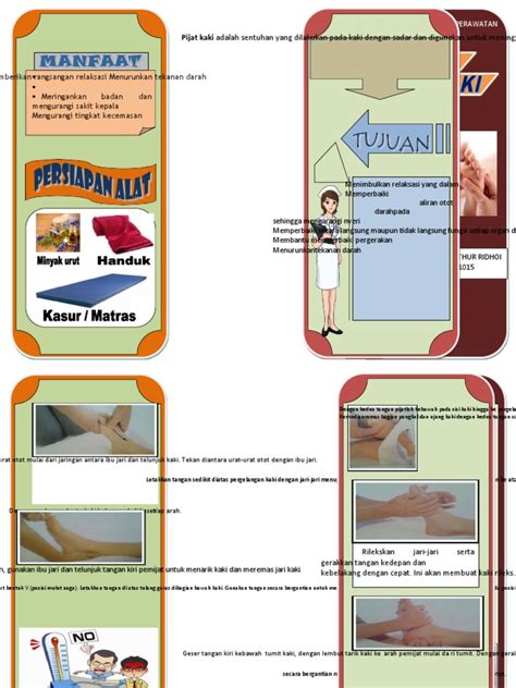 Leaflet Terapi Pijat Kaki Pdf