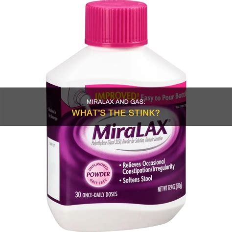 Miralax And Gas Whats The Stink Medshun
