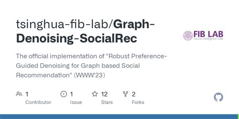 Github Tsinghua Fib Labgraph Denoising Socialrec The Official