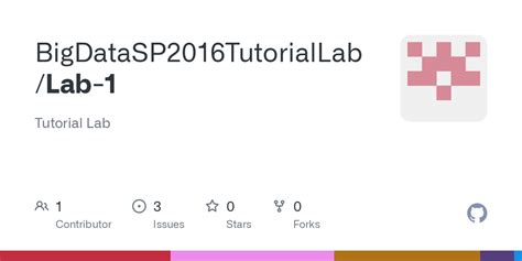 GitHub BigDataSP TutorialLab Lab Tutorial Lab