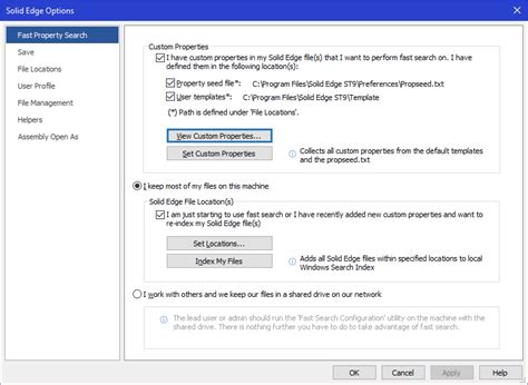 solid edge st9 built in data management pt 3 custom properties