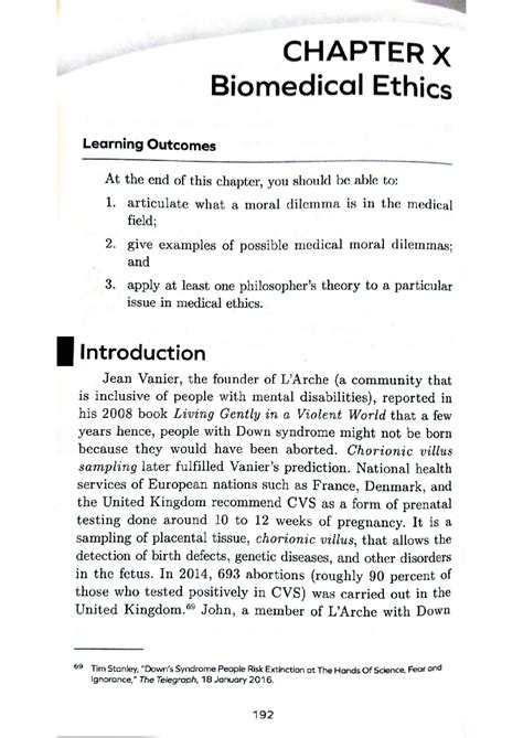 Biomedical Ethics Studocu