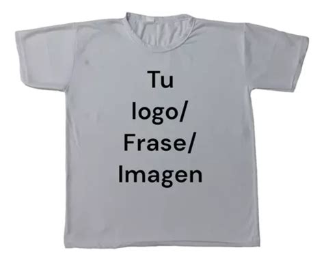 Remera Con Tu Foto Logo Frase Imagen Premium Calidad Premium