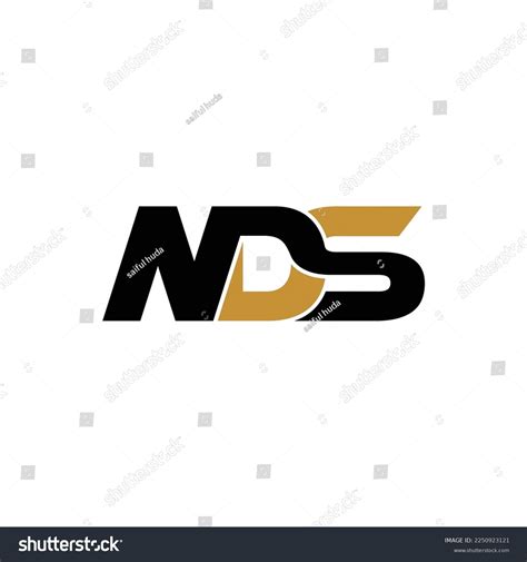 Nds Letter Monogram Logo Design Vector Stock Vector Royalty Free 2250923121 Shutterstock