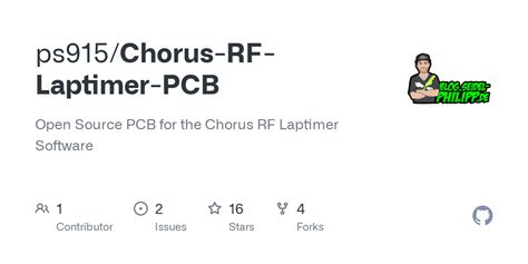 GitHub Ps915 Chorus RF Laptimer PCB Open Source PCB For The Chorus