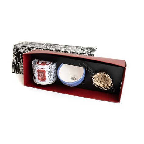 Estuche Con Lata Cuenco Y Colador Cura Te Alma Mayorista