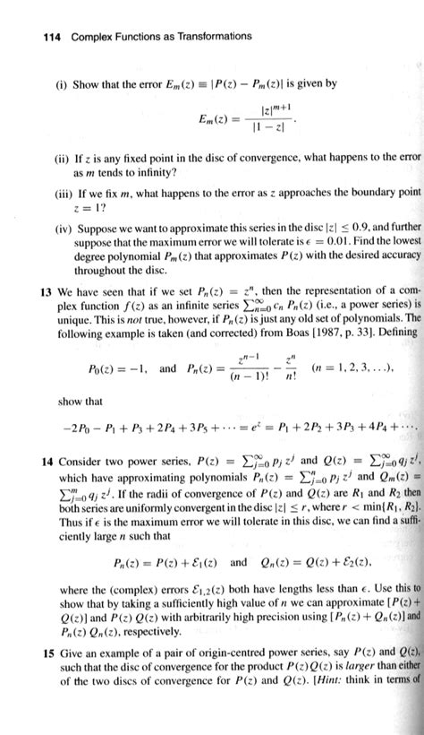 Math 113 Problem Sets
