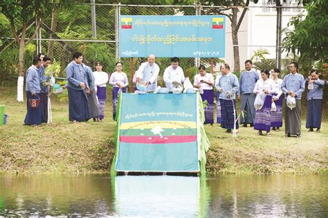 တိုင်းရင်းသားလူမျိုးများရေးရာဝန်ကြီးဌာန ငါးမျိုးစိုက်ထည့်ခြင်း အခမ