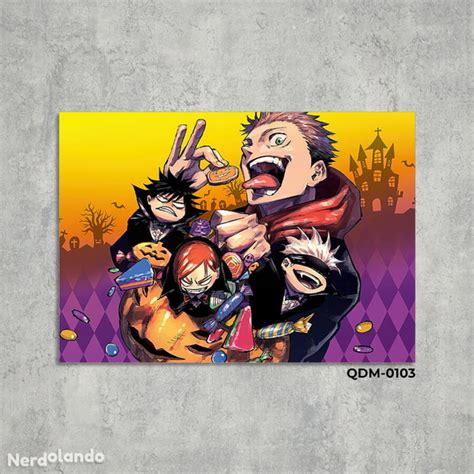 Jujutsu Kaisen 103 Quadro MDF 14x20 No Elo7 PrimaArt 18183FD