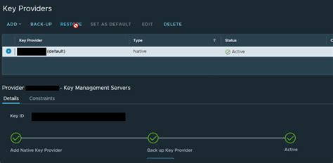 VMware VSphere 7 0 Update 2 Native Key Provider Dirmann Technology