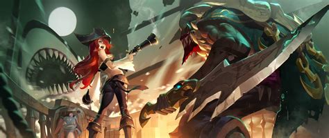 Miss Fortune Vs Pyke Rlolfanart