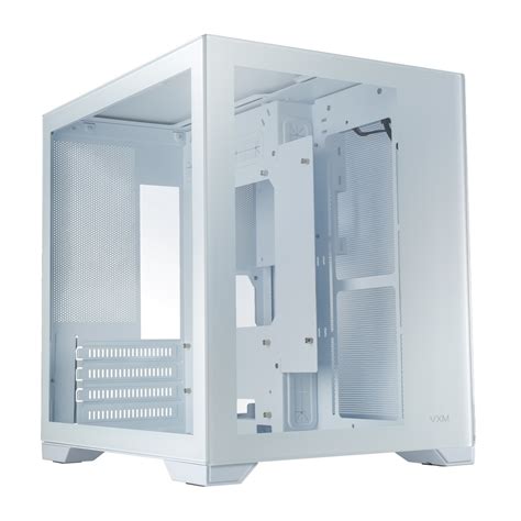 Tecware Vxm Tg White Matx Dual Chamber Case Dwinstore Com