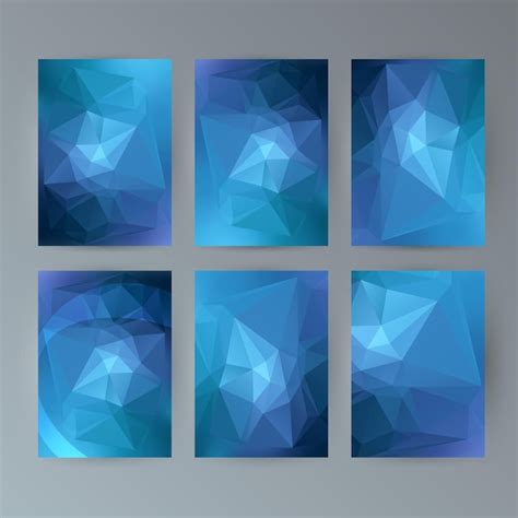 Premium Vector Business Templates Presentation Glowing Triangle D Effect