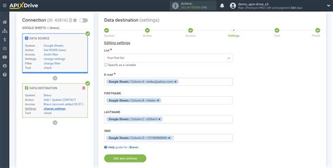 How To Connect Brevo To Apps As Data Destination