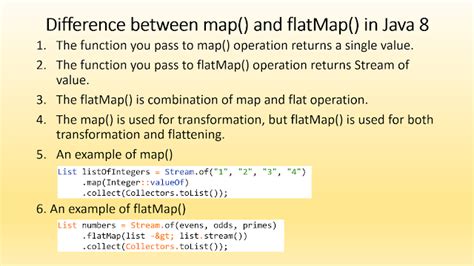 Difference Between Map And FlatMap In Java Stream