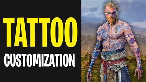 Assassins Creed Valhalla Tattoo Customization Hidden Blade Combat